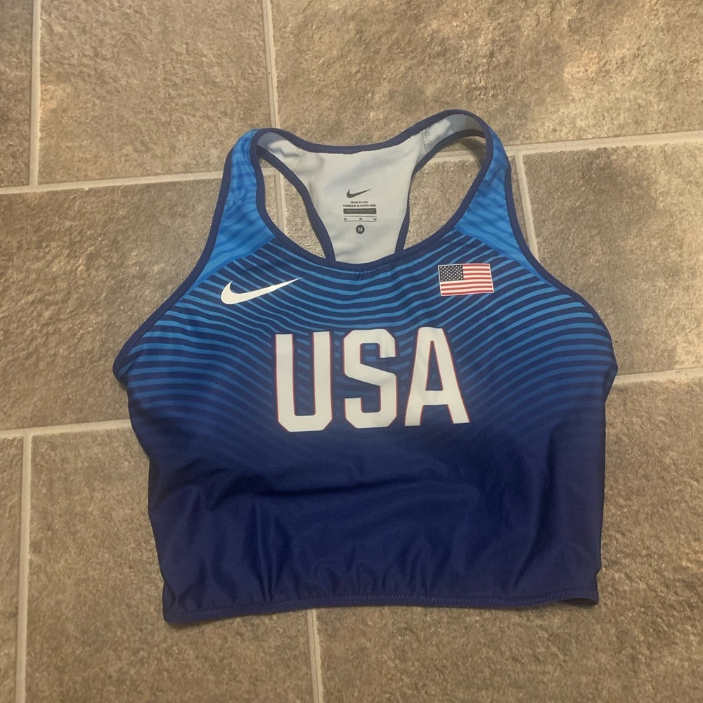 Nike Pro Elite Team Usa Track & Field Pro Issued Sing… - Gem